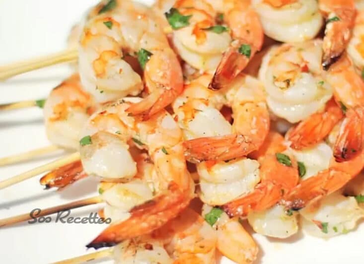 Scampis au barbecue - Sos Recette