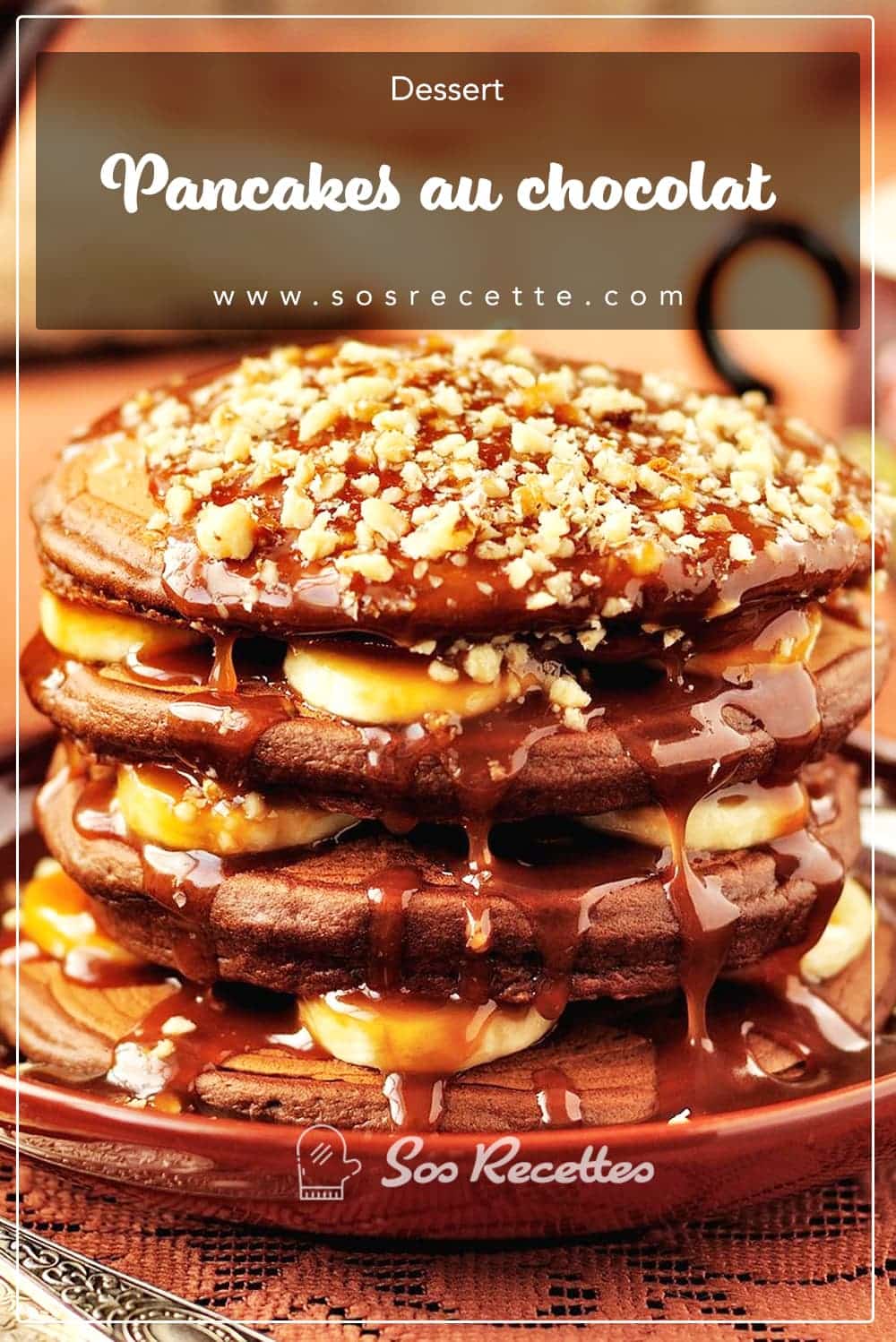 Pancakes au chocolat - Sos Recette