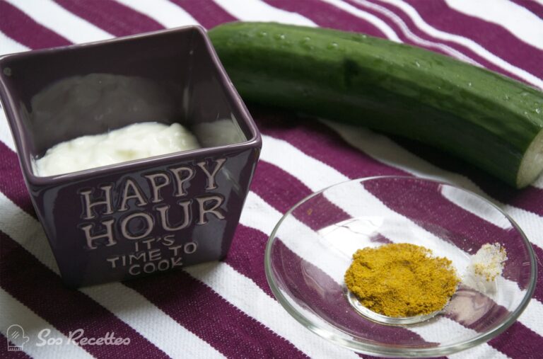 Salade de concombre au yaourt et à la menthe - Sos Recette