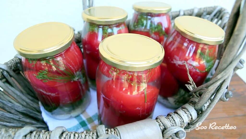 Tomates fermentées en conserves - Sos Recette