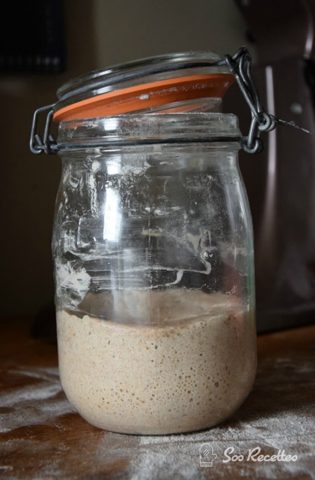 Levain naturel facile - Sos Recette