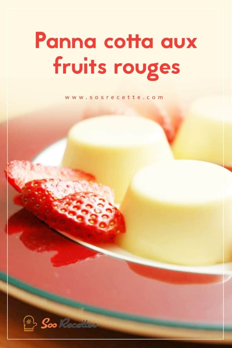 Panna cotta aux fruits rouges - Sos Recette