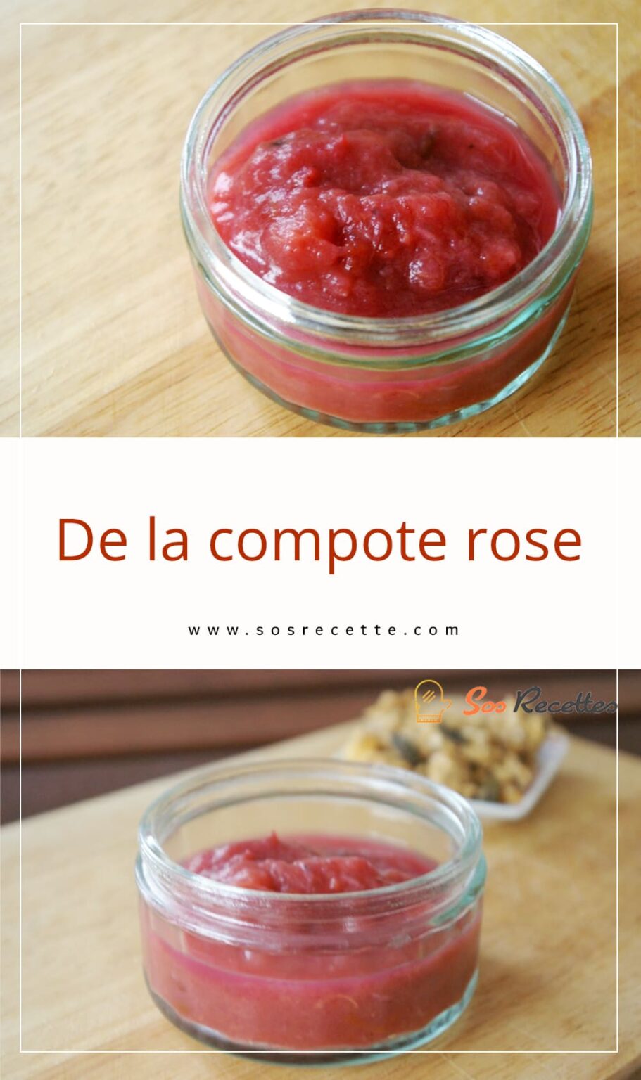 De la compote rose - Sos Recette