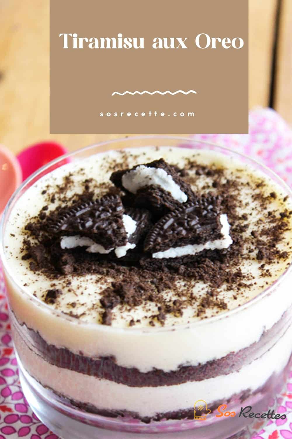 Tiramisu aux Oreo pour Épater vos Invités - Sos Recette