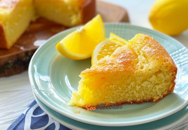 Gâteau léger au citron - Sos Recette