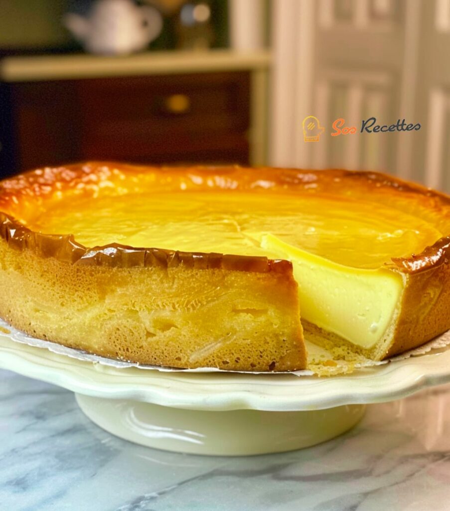 Mon flan pâtissier façon cheesecake - Sos Recette